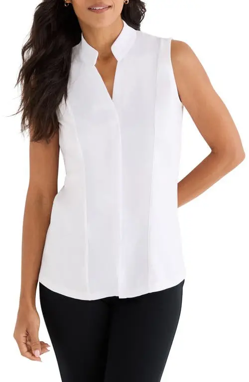 NIC+ZOE Mixed Media Sleeveless Top
