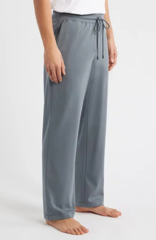 Daniel Buchler Stretch Cotton & Modal Blend Drawstring Pajama Pants - Ocean