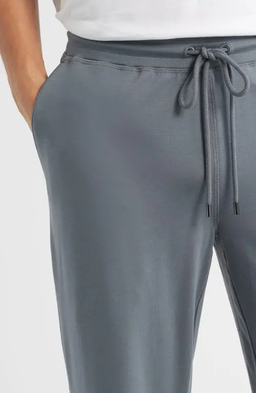 Daniel Buchler Stretch Cotton & Modal Blend Drawstring Pajama Pants - Ocean
