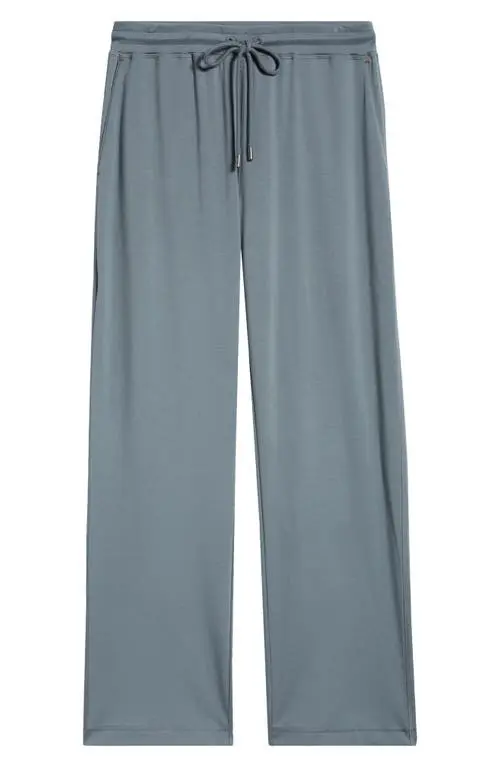 Daniel Buchler Stretch Cotton & Modal Blend Drawstring Pajama Pants - Ocean