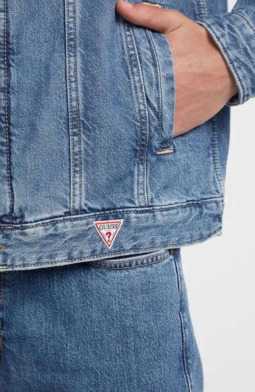 Guess Oversized Denim Trucker Jacket - Gam1