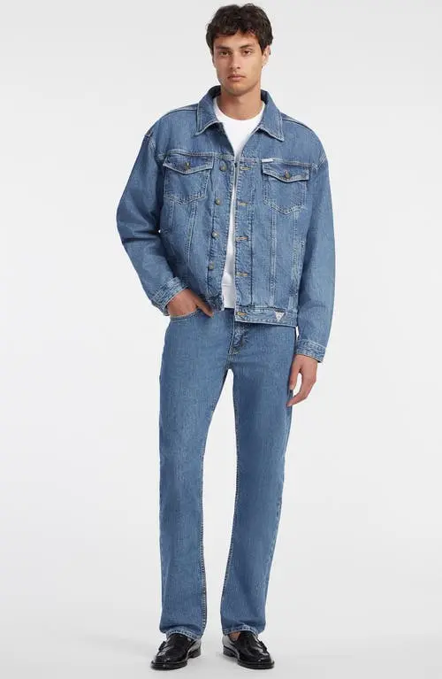 Guess Oversized Denim Trucker Jacket - Gam1