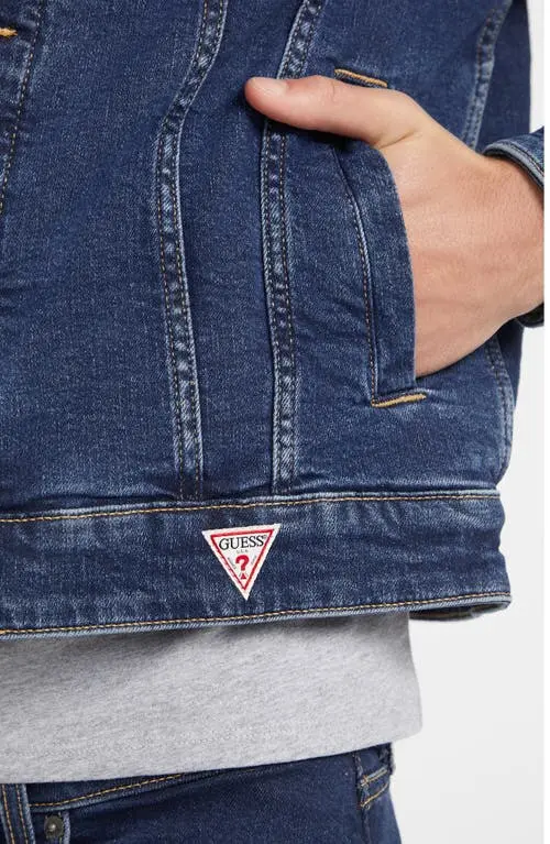 Guess Slim Fit Denim Trucker Jacket