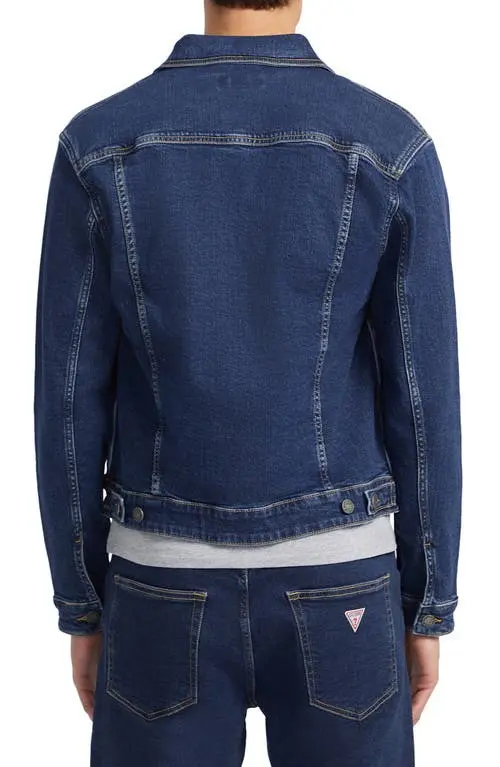 Guess Slim Fit Denim Trucker Jacket
