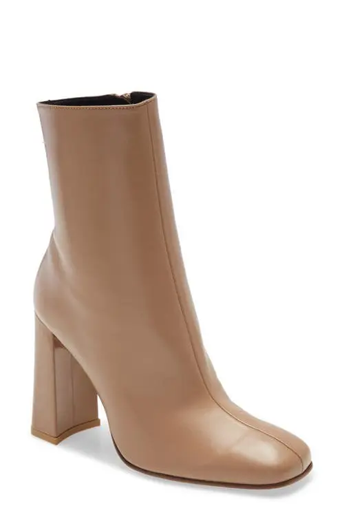 By Far Elliott Block Heel Bootie