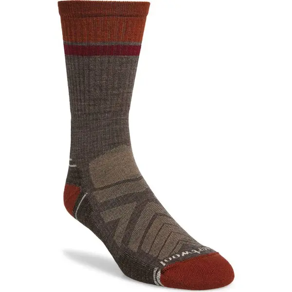 Smartwool Hike Light Cushion Winding Trail Crew Socks - Taupe