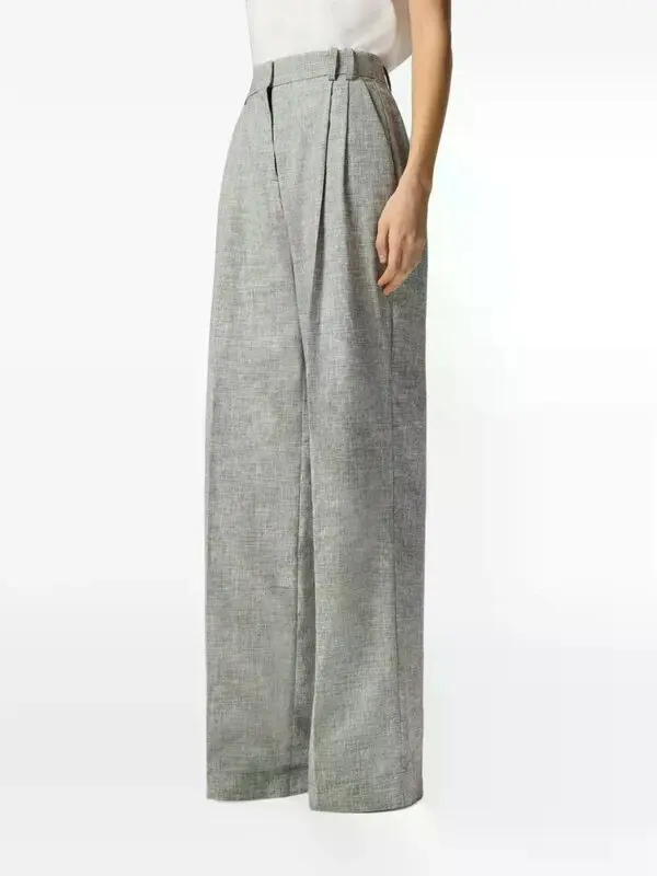Pinko Wide-leg Trousers - Grey