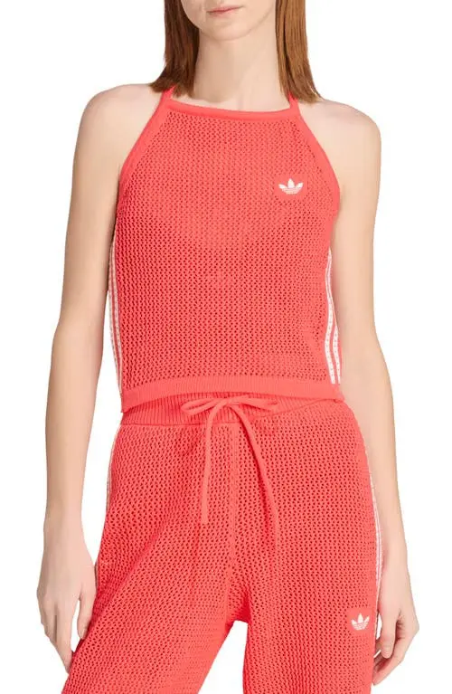 ADIDAS ORIGINALS Open Stitch Halter Top