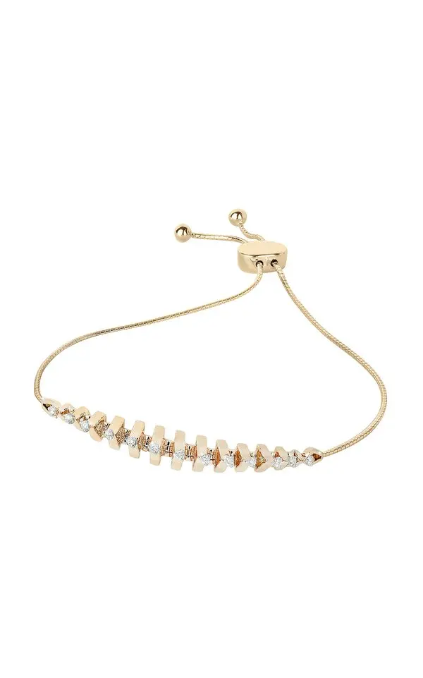 RITIQUE BY RITIKA ATWAL 18k Yellow Tricone Adjustable Bracelet - Gold