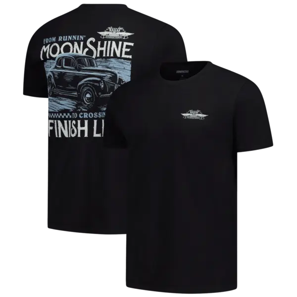 CHECKERED FLAG Sports Nascar 2-spot Moonshine Finish Line Tee - Black