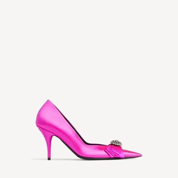 Balenciaga Avenue Palazzo 90mm Pump - Pink