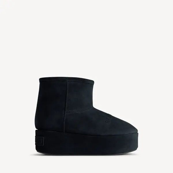 Balenciaga Alaska Platform Bootie - Black