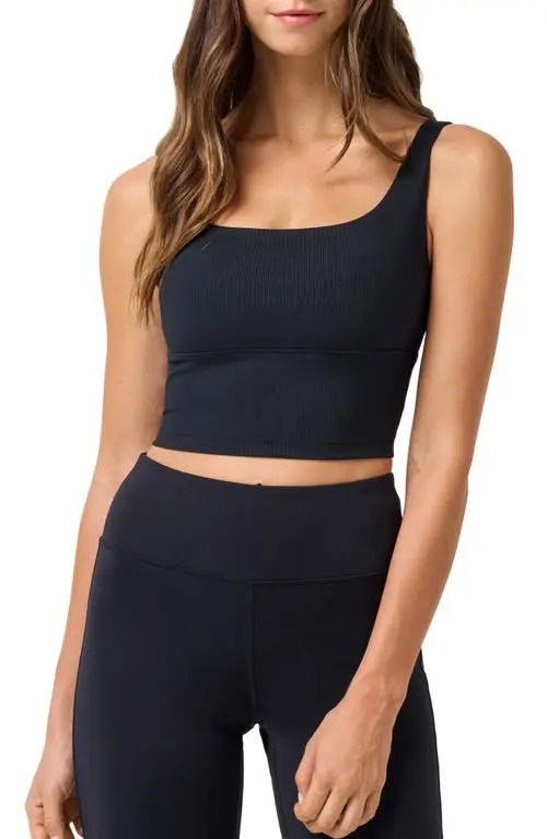 Travis Mathew Moveknit Rib Tank - Black
