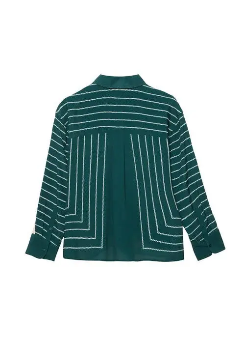 Mint Velvet Striped Button-front Shirt