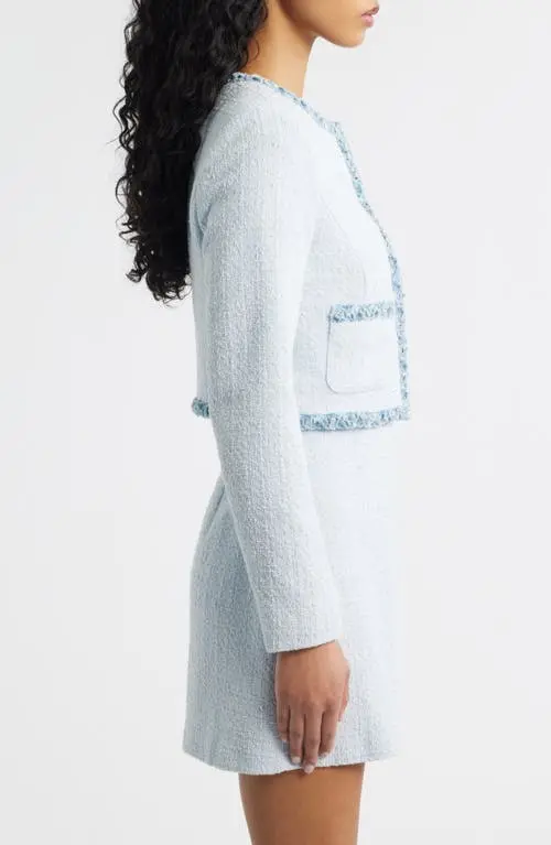 LoveShackFancy Azula Crop Tweed Jacket