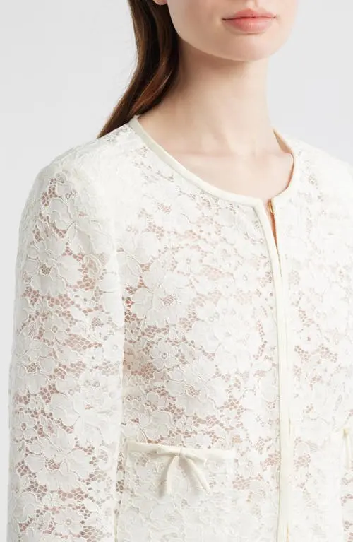 LoveShackFancy Junetta Lace Jacket