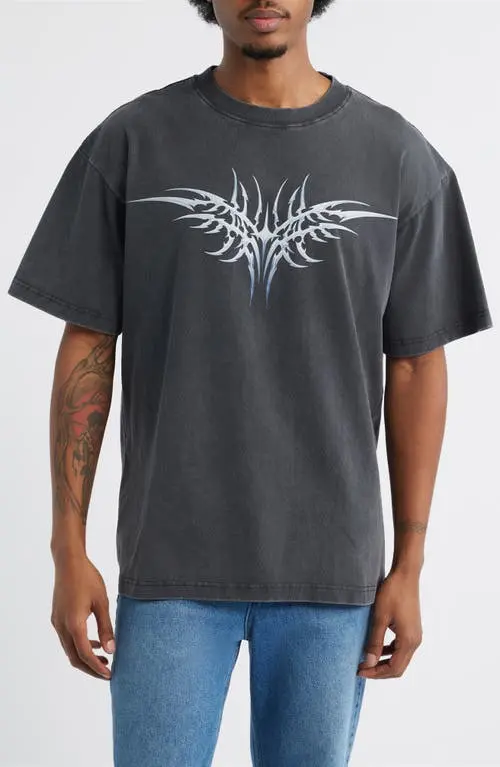 PACSUN Cyber Wings Cotton Graphic T-shirt
