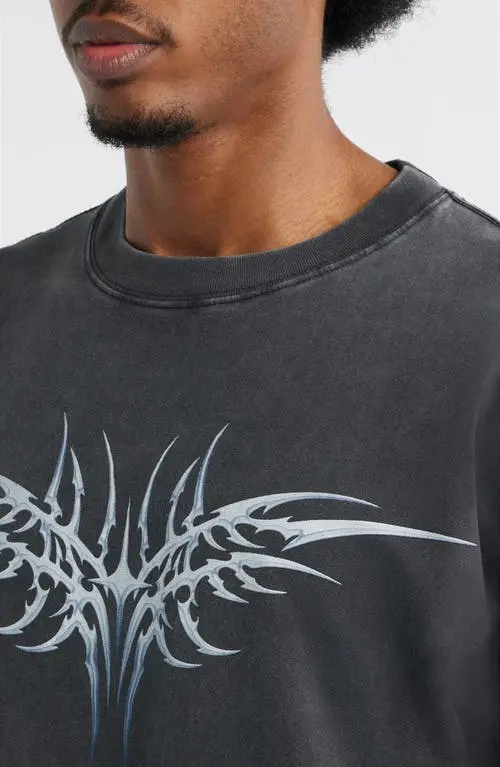 PACSUN Cyber Wings Cotton Graphic T-shirt