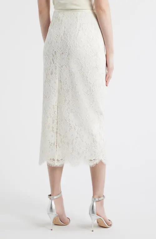 LoveShackFancy Ilse Lace Midi Skirt