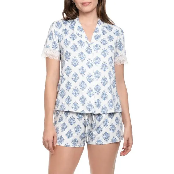 IN BLOOM BY JONQUIL Sevilla Brushed Knit Short Pajamas - Ivory