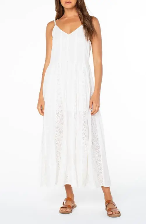 Roxy Jardin Bloom Lace Maxi Dress - Cloud Dancer