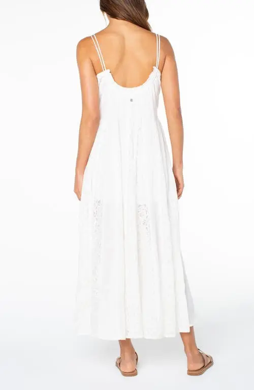 Roxy Jardin Bloom Lace Maxi Dress - Cloud Dancer