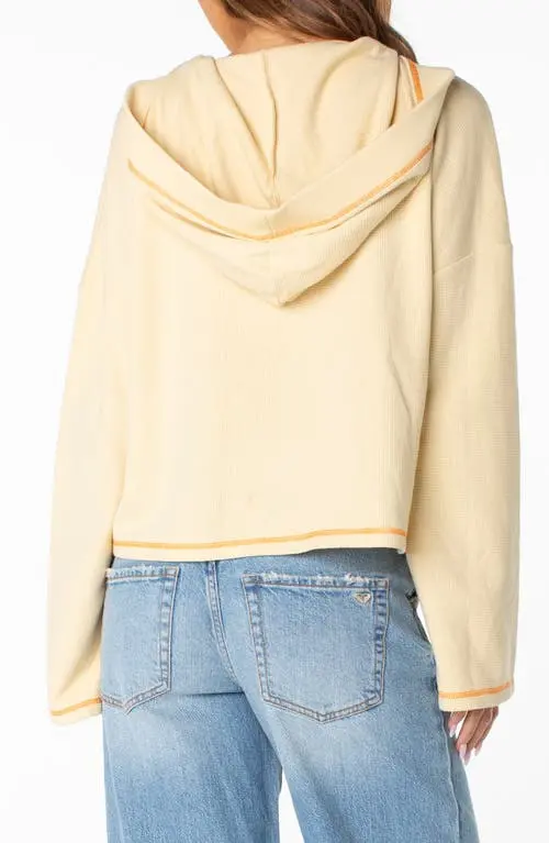 Roxy Seaside Thermal Hoodie - Parchment