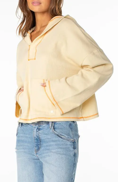 Roxy Seaside Thermal Hoodie - Parchment