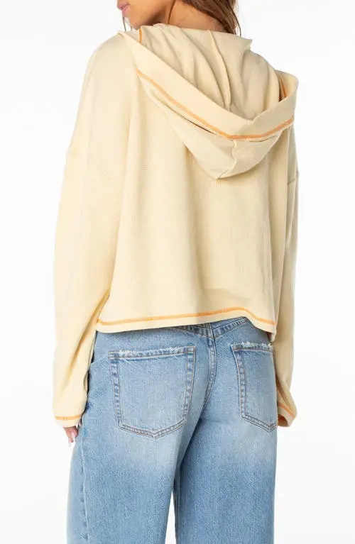 Roxy Seaside Thermal Hoodie - Parchment