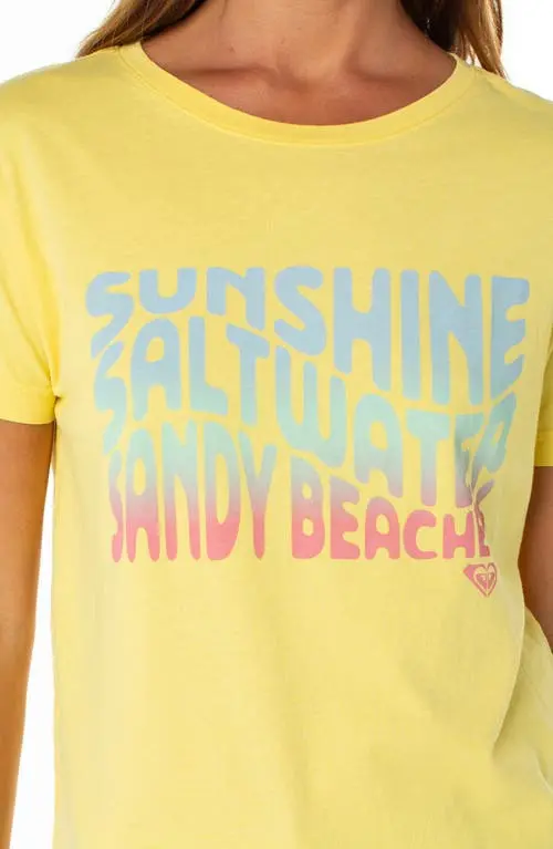 Roxy Graphic T-shirt - Lemon Drop