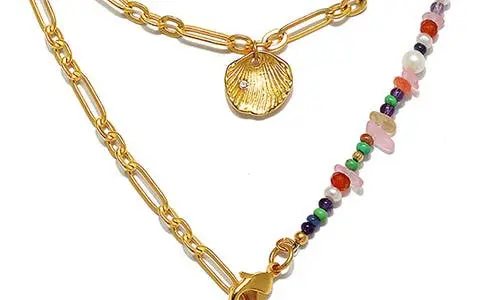 Sequin Rickie Layered Convertible Necklace