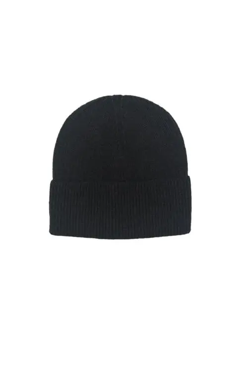 THE CELECT Cashmere Beanie - Black