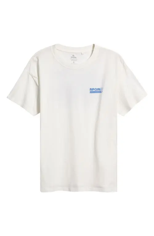 Rip Curl Ocean Break Relaxed Graphic T-shirt - Bone