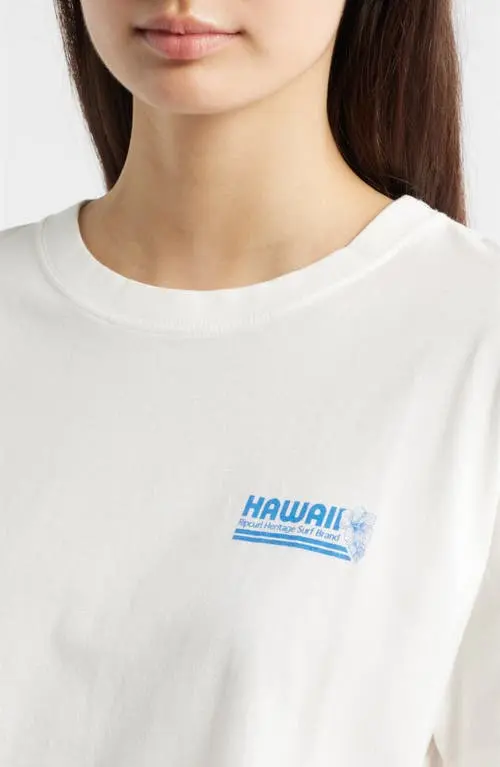Rip Curl Ocean Break Relaxed Graphic T-shirt - Hawaii Bone