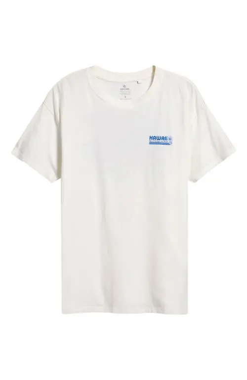 Rip Curl Ocean Break Relaxed Graphic T-shirt - Hawaii Bone