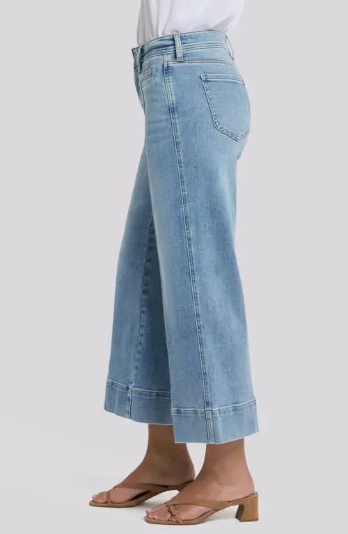 NYDJ Teresa Seamed Ankle Wide Leg Jeans