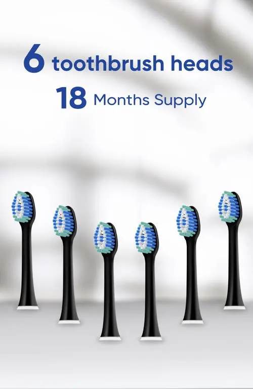 MYSMILE Uc605 Elite Sonic Toothbrush Replacement Heads