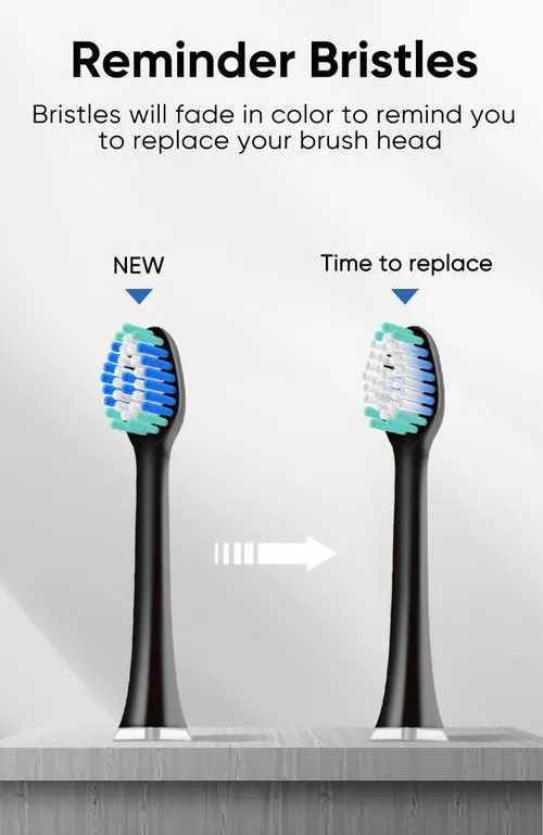 MYSMILE Uc605 Elite Sonic Toothbrush Replacement Heads