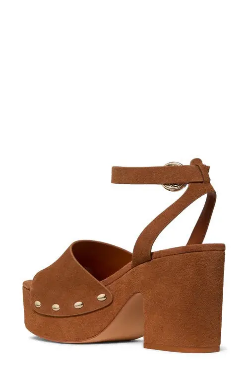 Kate Spade New York Halo Ankle Strap Platform Sandal - Saddle