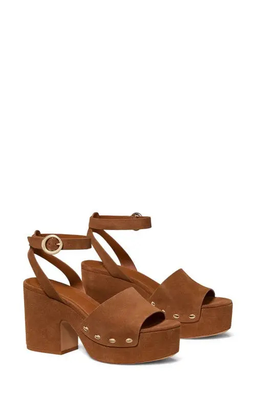 Kate Spade New York Halo Ankle Strap Platform Sandal - Saddle