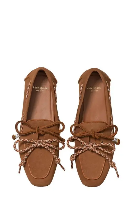 Kate Spade New York Know The Ropes Boat Shoe - Saddle
