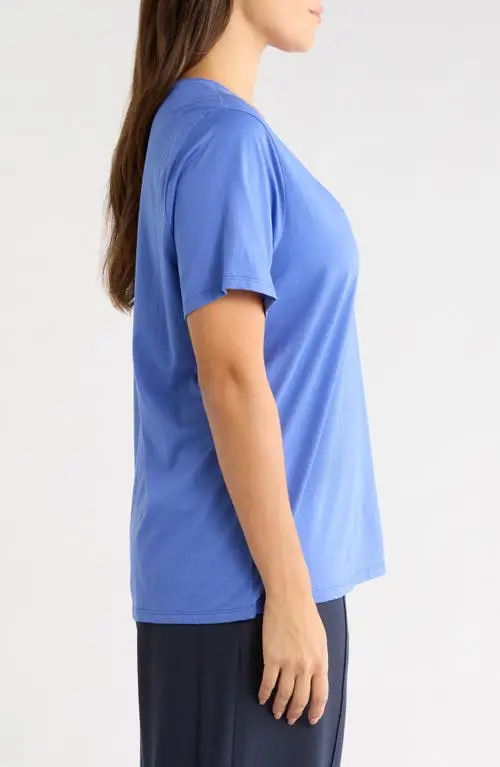 Eileen Fisher Crewneck Organic Cotton T-shirt - Blue Star