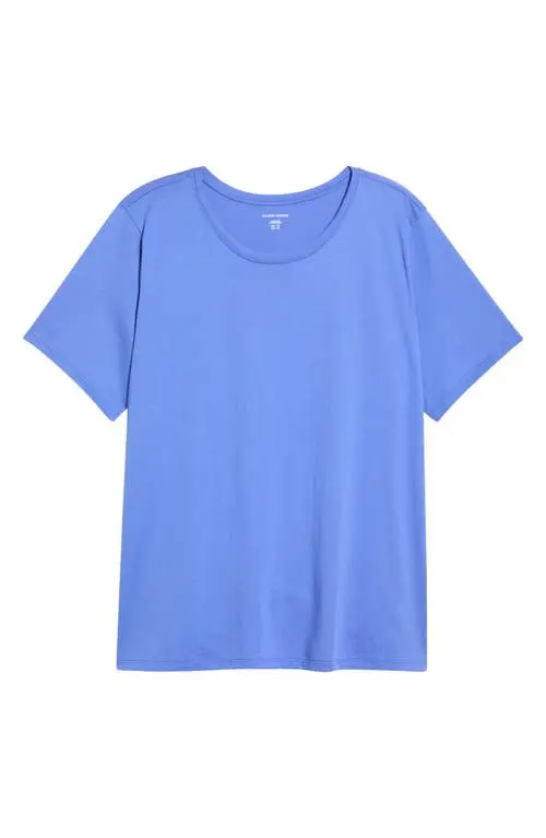 Eileen Fisher Crewneck Organic Cotton T-shirt - Blue Star
