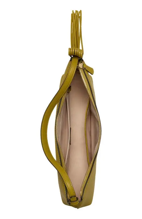 Kate Spade New York Loop Pebble Leather Shoulder Bag - Laurel Leaf