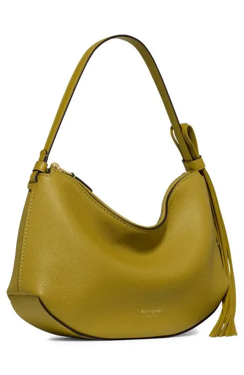 Kate Spade New York Loop Pebble Leather Shoulder Bag - Laurel Leaf