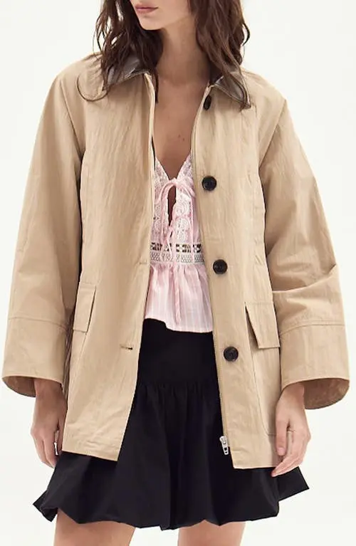 Deluc Cotton Blend Barn Jacket - Camel