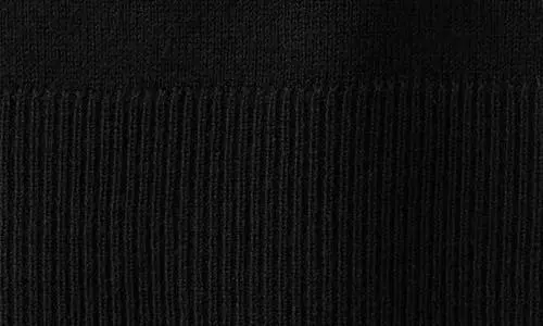 Mango Turtleneck Long Sleeve Sweater - Black