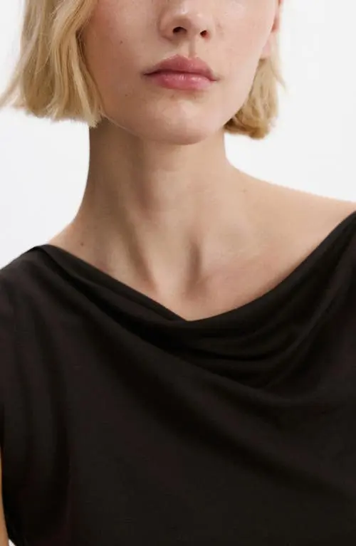 Mango Draped Asymmetric Top