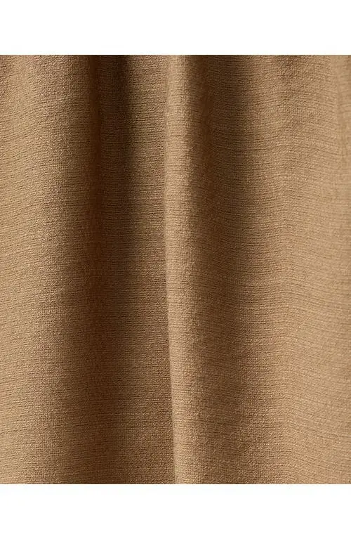 Mango Satin Mock Neck Top