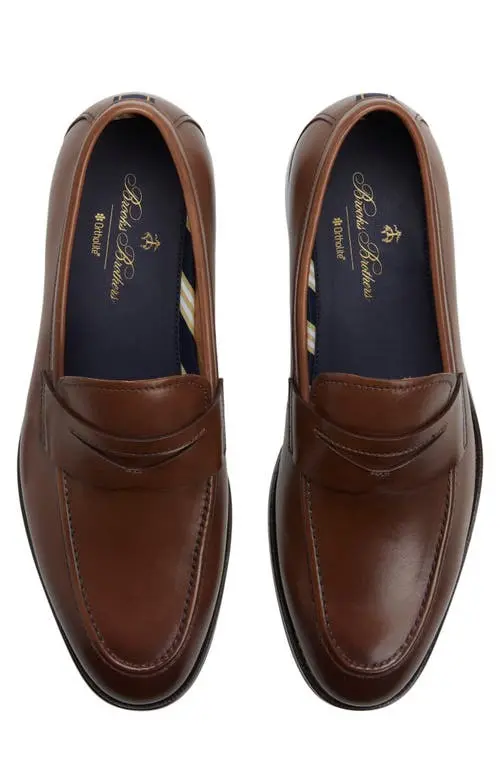 Brooks Brothers Glenrock Apron Toe Penny Loafer